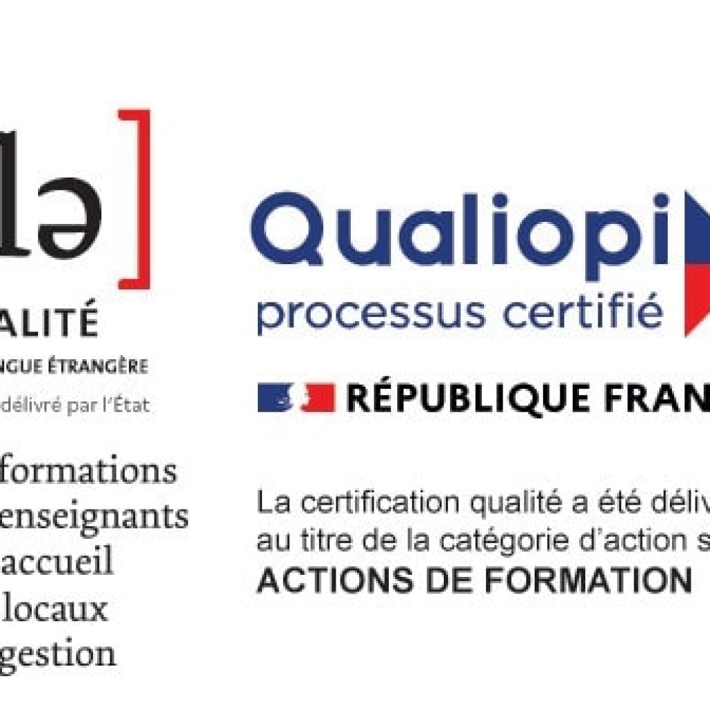 NUESTROS SELLOS DE CALIDAD Y ACREDITACIONES - Newdeal Institut de Français